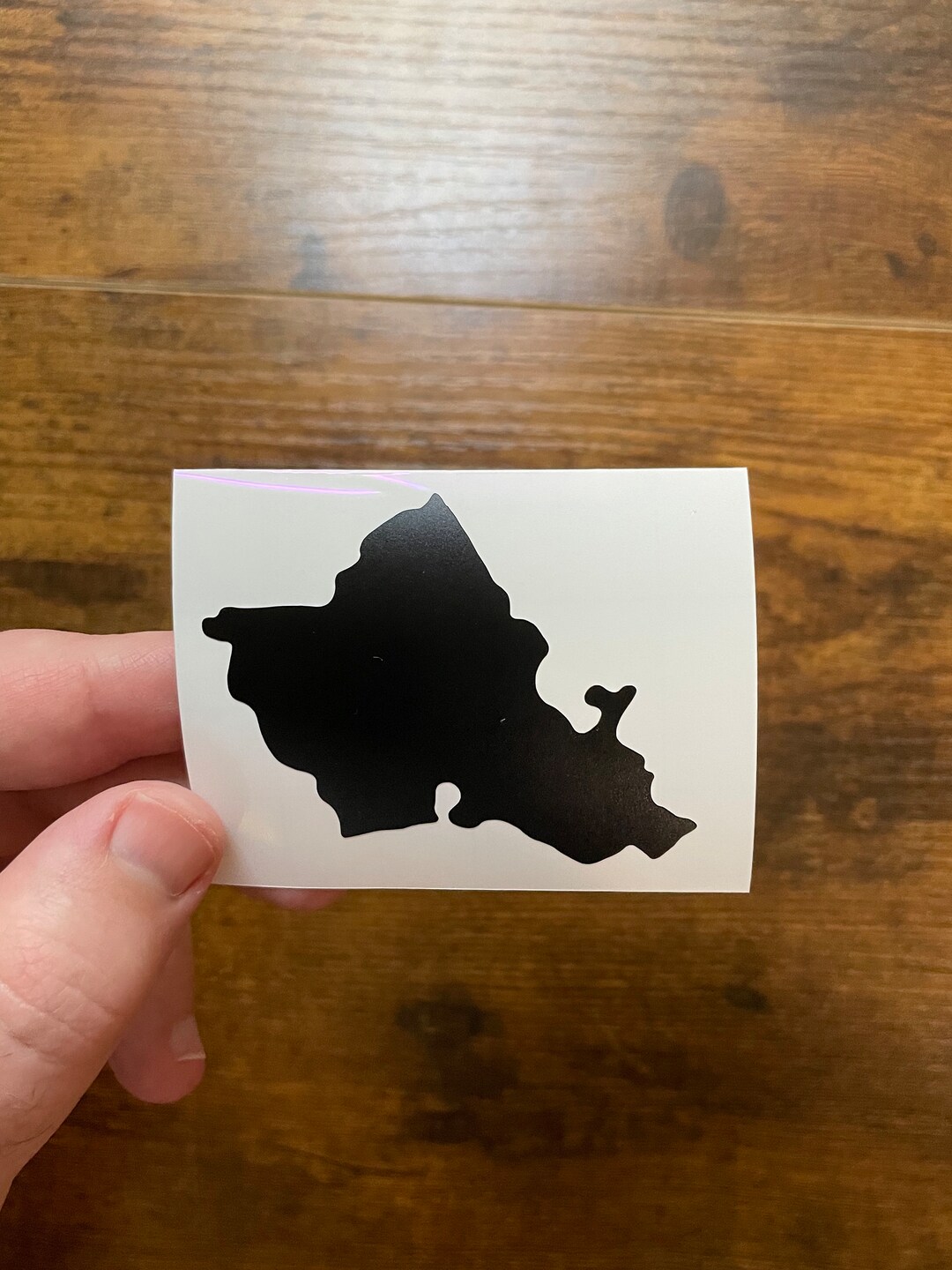 Oahu Island Vinyl Decal Sticker - Etsy