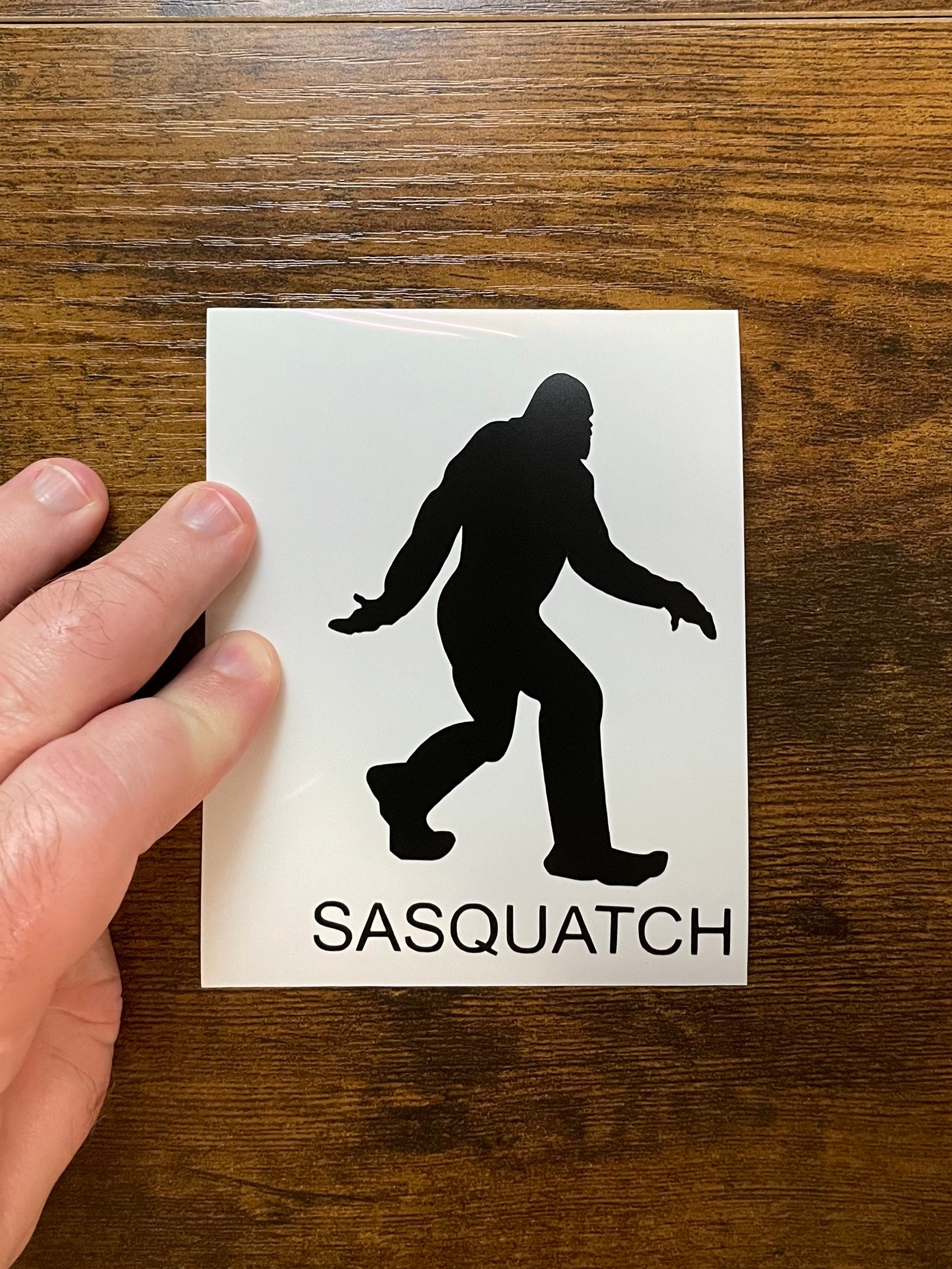 Sasquatch Vinyl Decal Sticker - Etsy