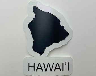 Hawaiian Island Vinyl Sticker Decal Maui Kauai Oahu Hawaii 808 - Etsy