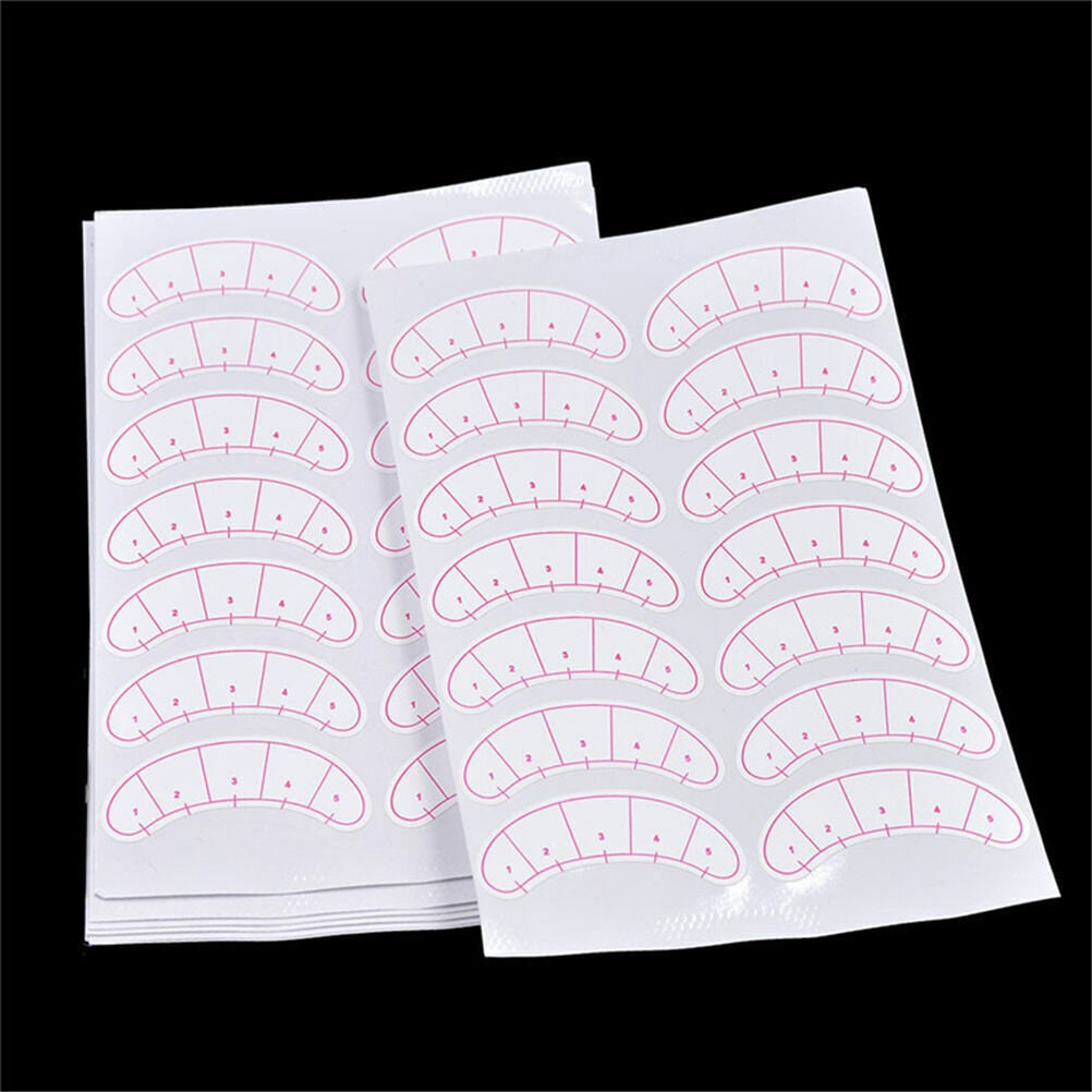 Eyelash Extension Pad Mapping Under Eye Training Guides - Etsy