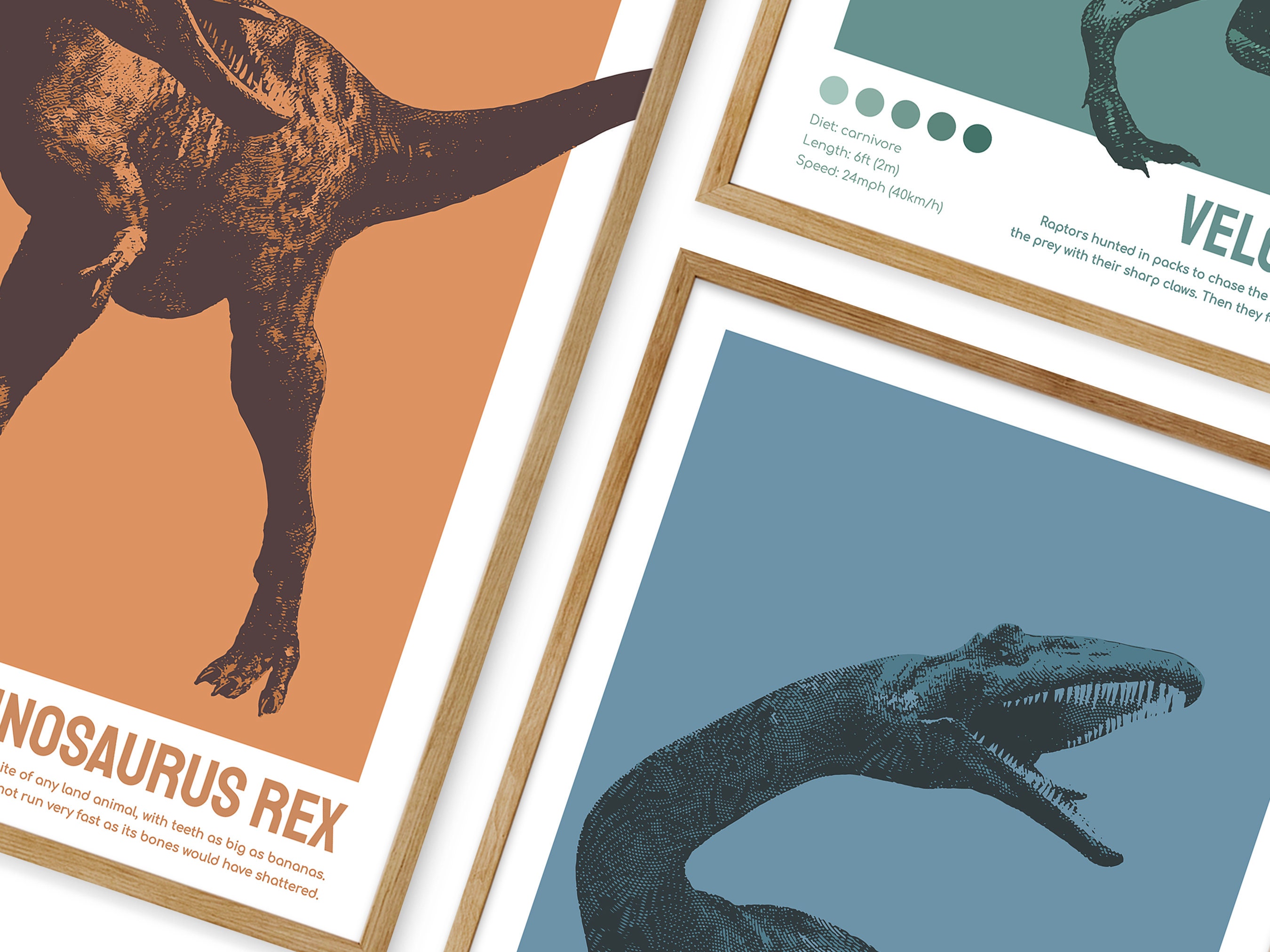 Plesiosaurus Print Dinosaur Wall Art Mosasaurus Printable - Etsy