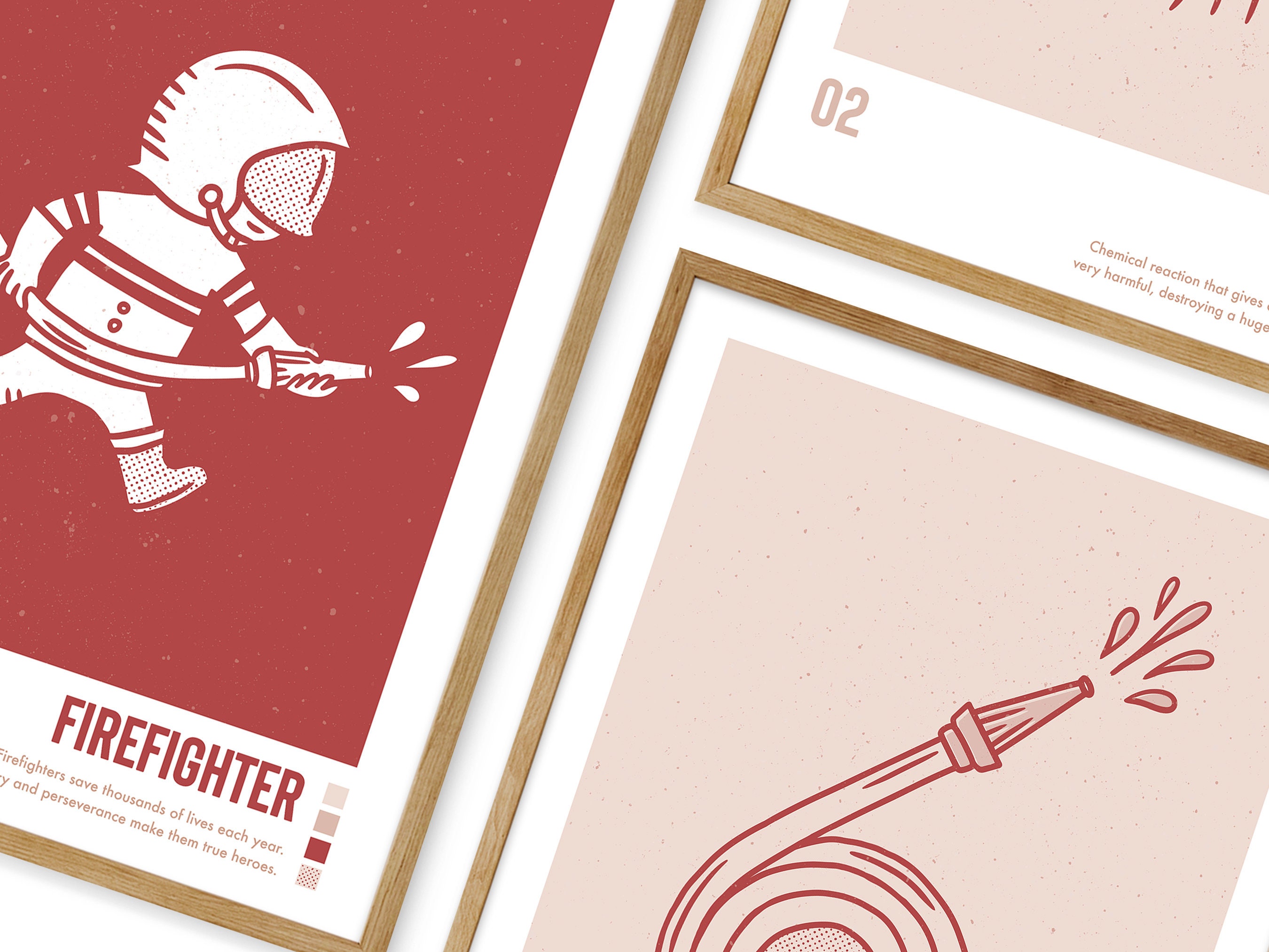 Fire Hose Print Digital Download Firefighting Firefighter - Etsy