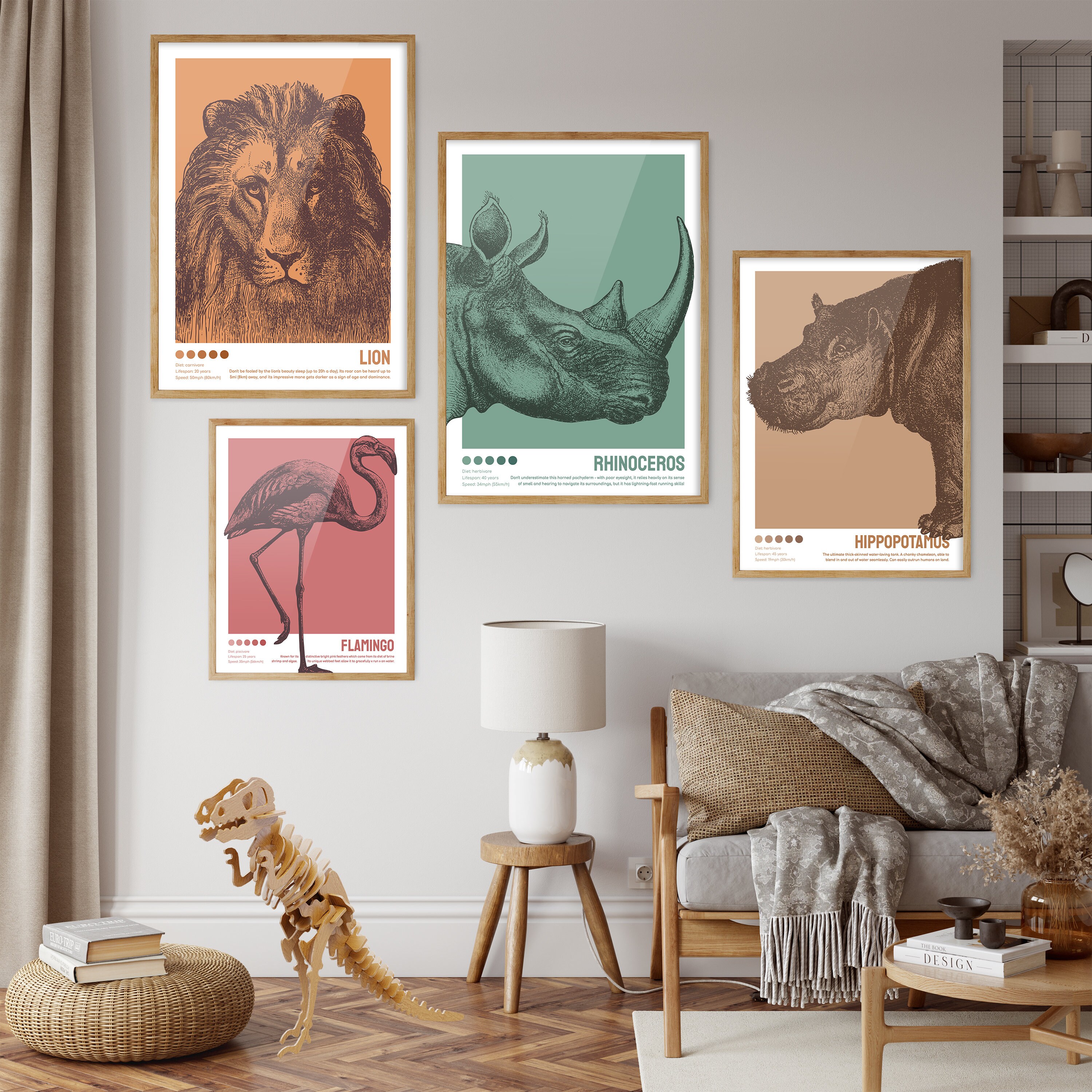 Flamingo Decor, Lesser Flamingo Print, Pink Nursery Printable, Safari ...