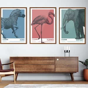 Flamingo Decor, Lesser Flamingo Print, Pink Nursery Printable, Safari ...