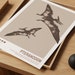 Pteranodon Print, Dinosaur Wall Art, Pterodactyl Printable, Bauhaus ...