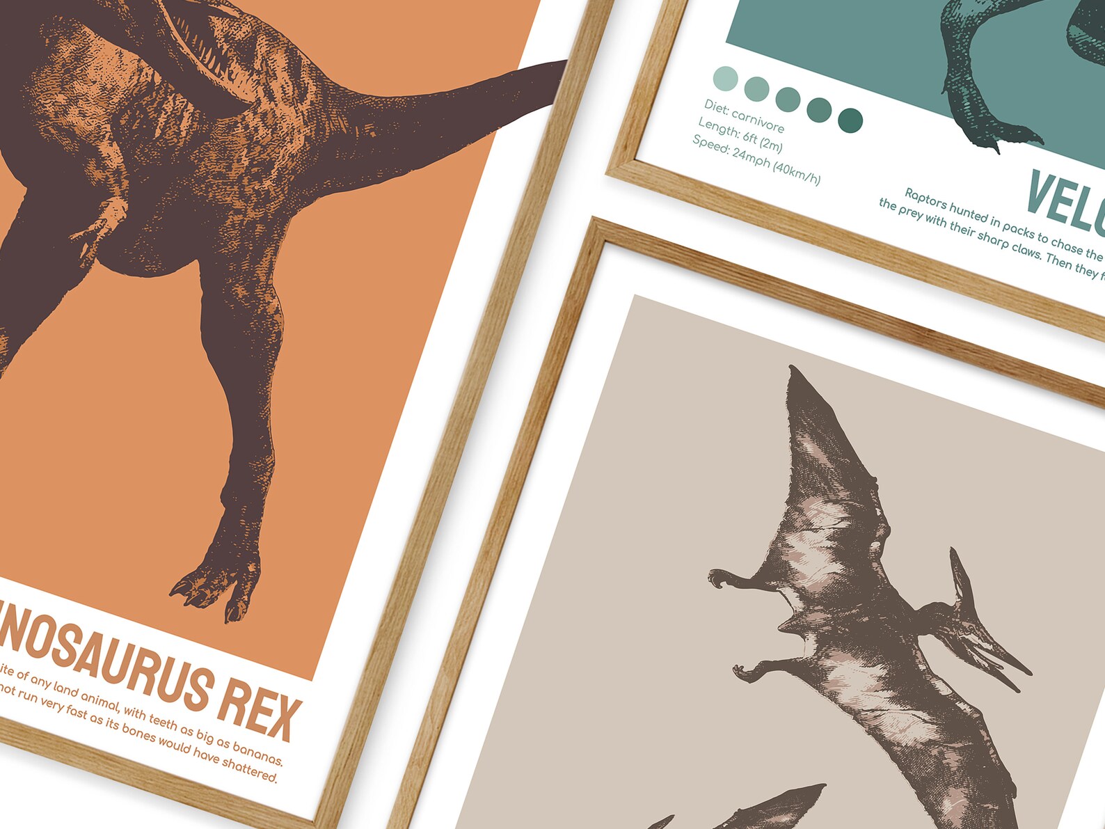 Pteranodon Print, Dinosaur Wall Art, Pterodactyl Printable, Bauhaus ...