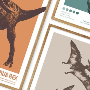 Pteranodon Print, Dinosaur Wall Art, Pterodactyl Printable, Bauhaus ...