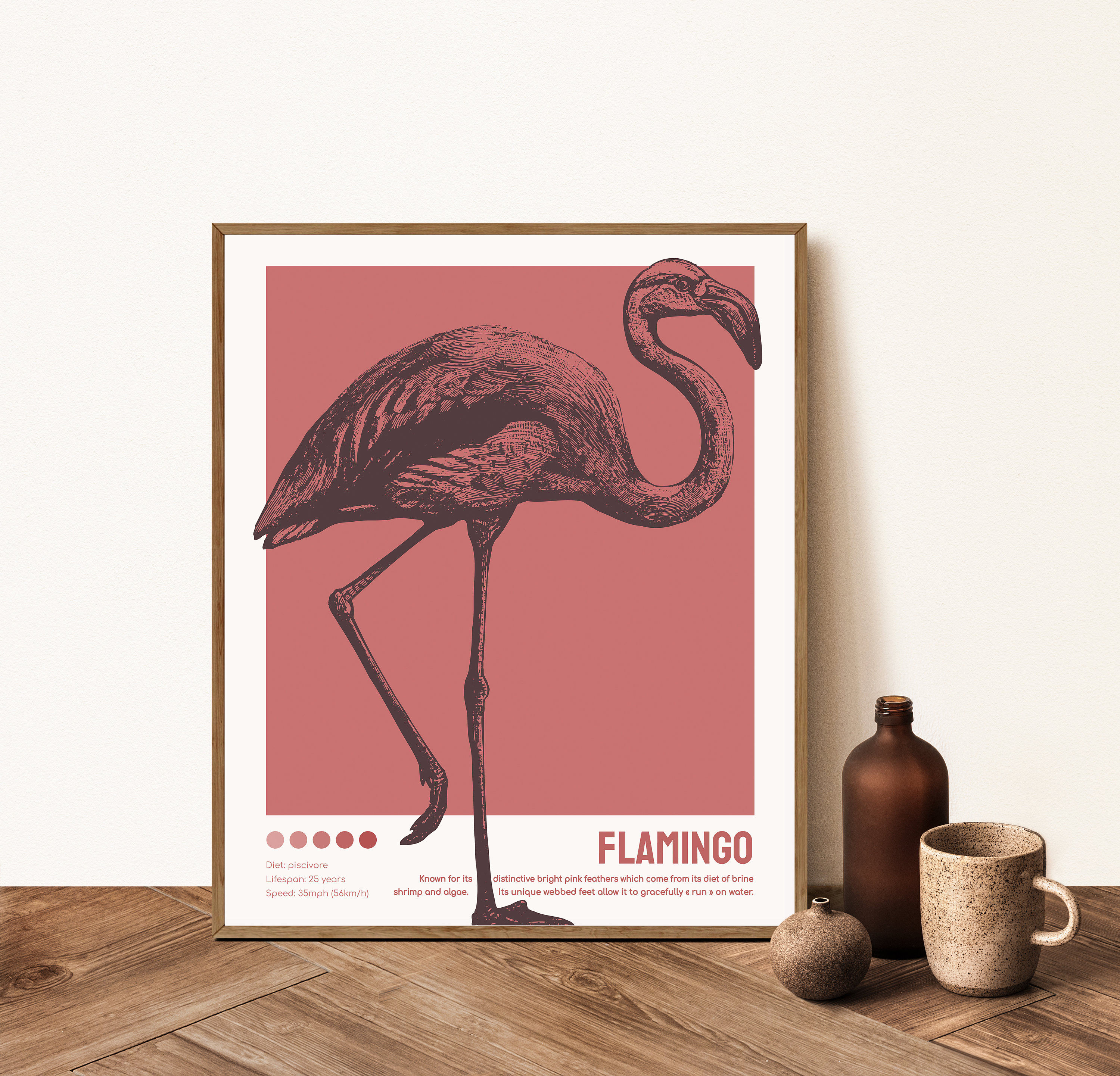 Flamingo Decor, Lesser Flamingo Print, Pink Nursery Printable, Safari ...