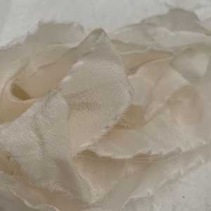 Hand Torn 100% Pure Silk Ribbon for Wedding Events | High End Frayed ...