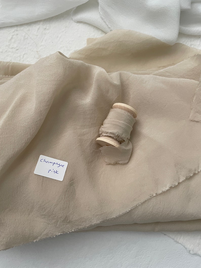Hand Torn 100% Pure Silk Ribbon for Wedding Events High End - Etsy