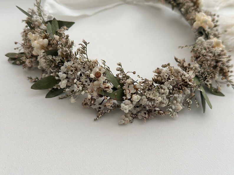 Wildflower Natural Dried and Preserved Boho Nature Flower Crown, Baby ...