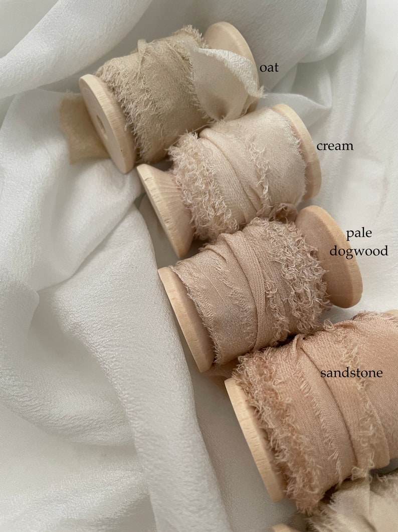 Hand Torn 100% Pure Silk Ribbon for Wedding Events High End - Etsy