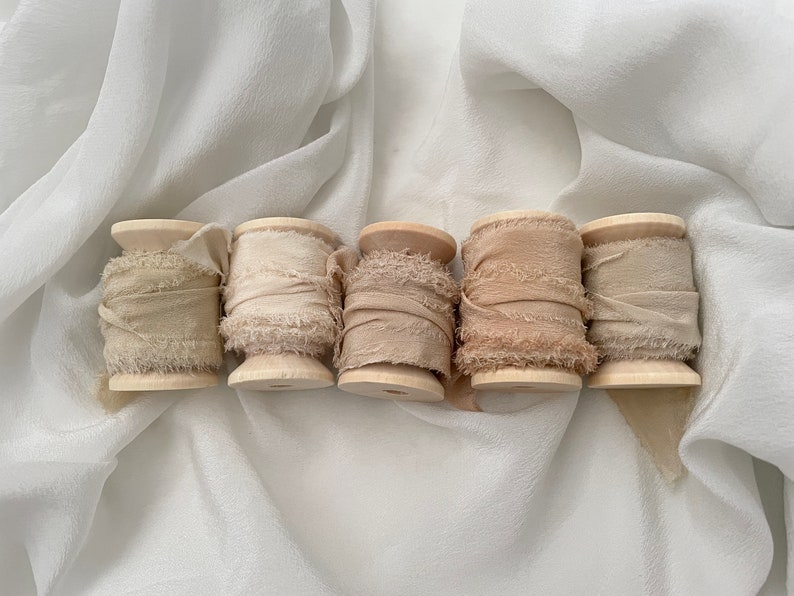 Hand Torn 100% Pure Silk Ribbon for Wedding Events High End - Etsy