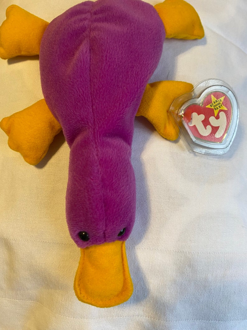 Rare Original 1993 Collectible Patti the Platypus Beanie Baby With ...