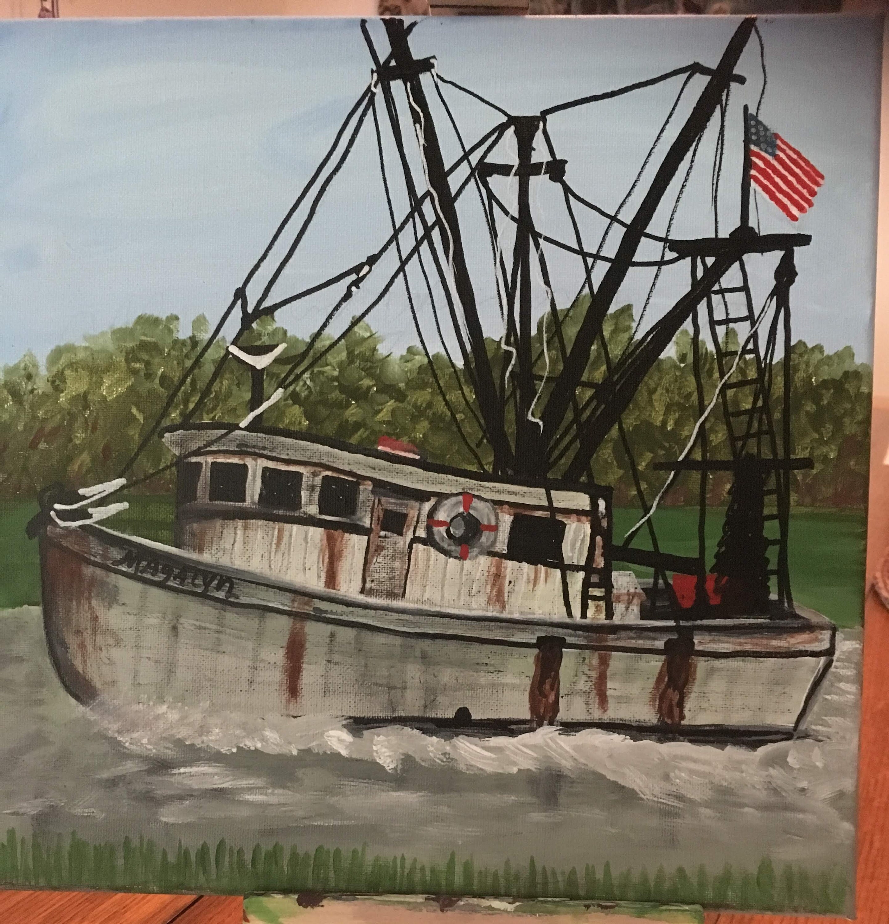 Custom Shrimp Boat Portraits Made From Photos - Etsy