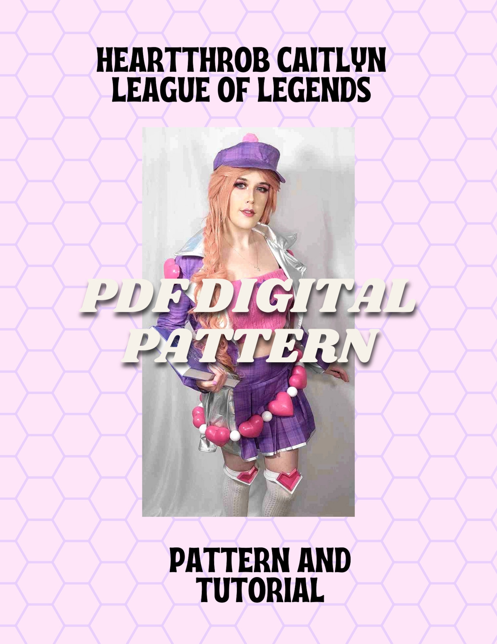 Heartthrob Caitlyn Lol Inspired PATTERN and Tutorial - Etsy
