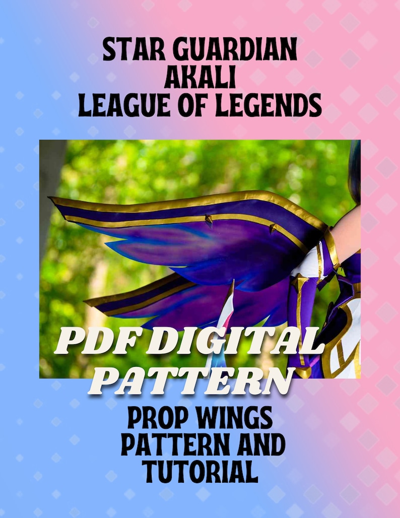 SG Akali Wings Pattern AND Tutorial - Etsy