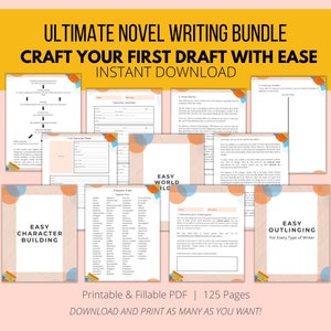 Ultimate Novel Writing Bundle Plotting for Fiction Writers - Etsy