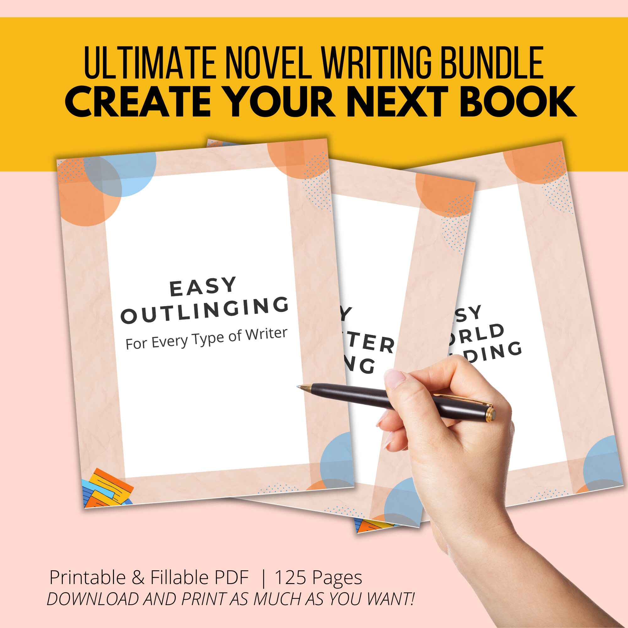 Ultimate Novel Writing Bundle Plotting for Fiction Writers Character ...