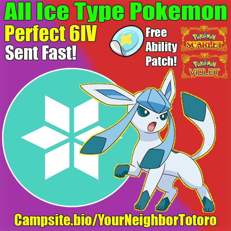 All 42 Ice Type Pokemon Shiny / Normal Pokemon Scarlet and Violet ...