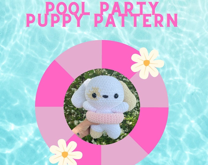 Crochet Pattern: Pool Party Puppy - Etsy