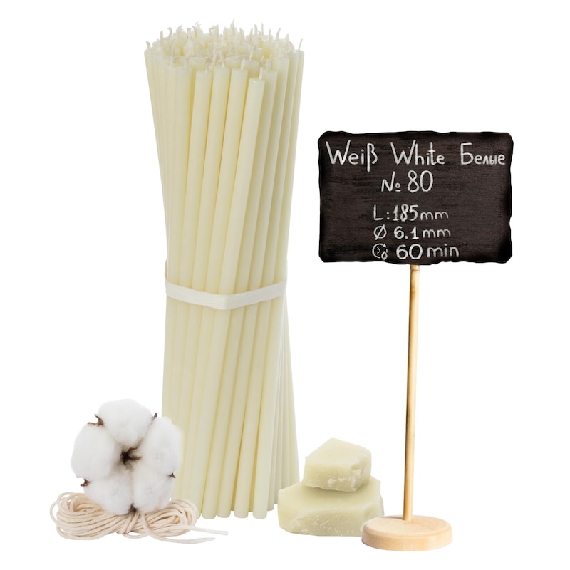 1/2 inch by 6 inch candles - Etsy.de