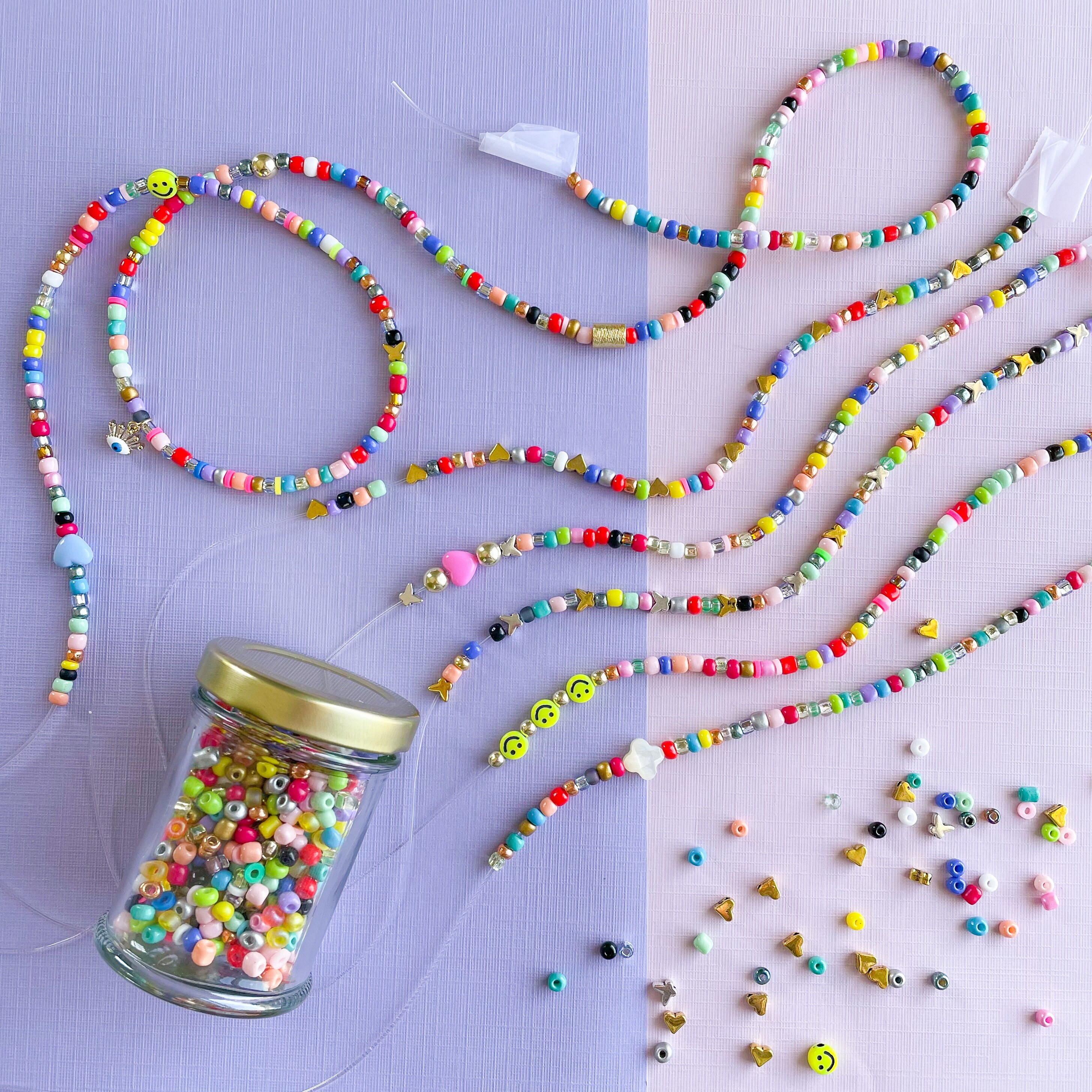 The Dreamstringer DIY Stretchy Jewelry Making Seed Bead Kit - Etsy