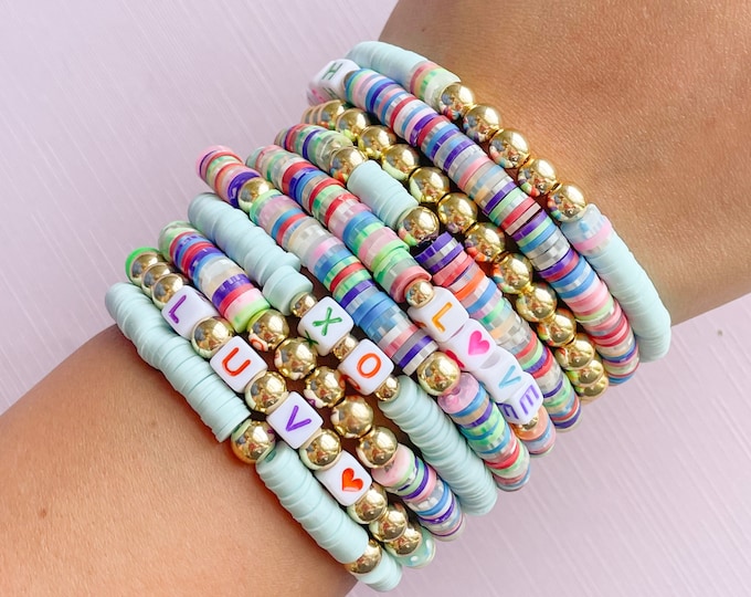 The Love Multi DIY Stretchy Bracelet Jewelry Making Bead Kit for Adults ...