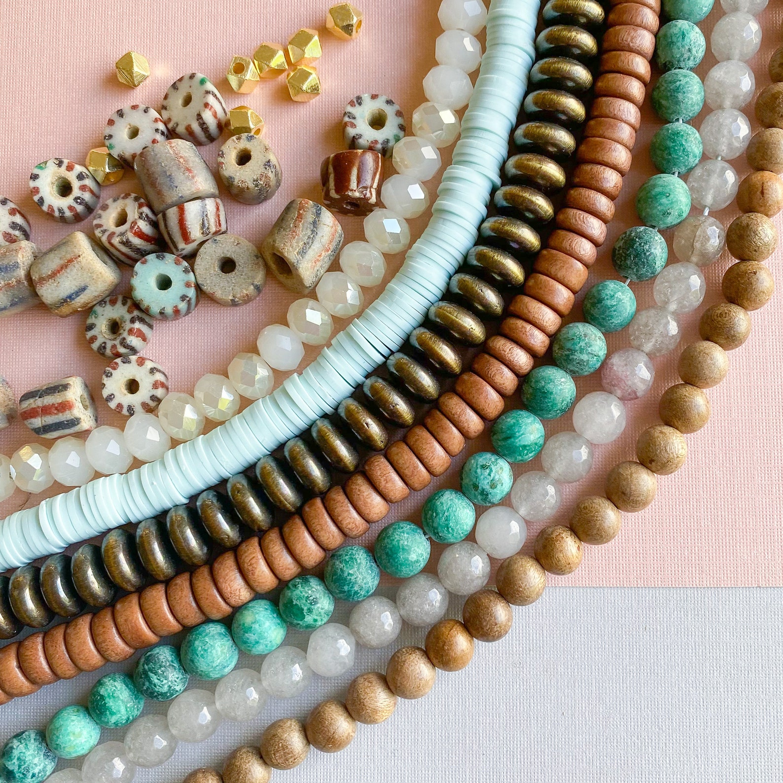 The Marina DIY Stretchy Bracelet Jewelry Making Bead Kit for Adults - Etsy