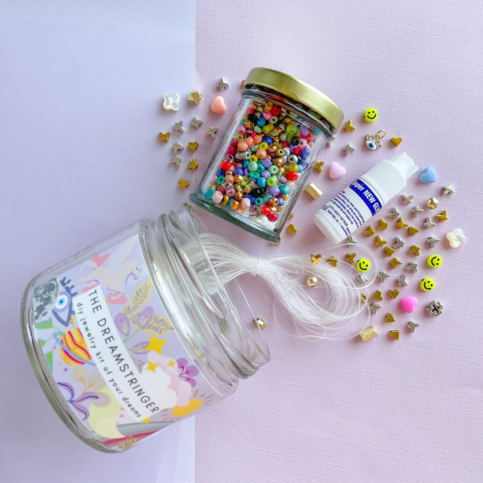 The Dreamstringer DIY Stretchy Jewelry Making Seed Bead Kit - Etsy