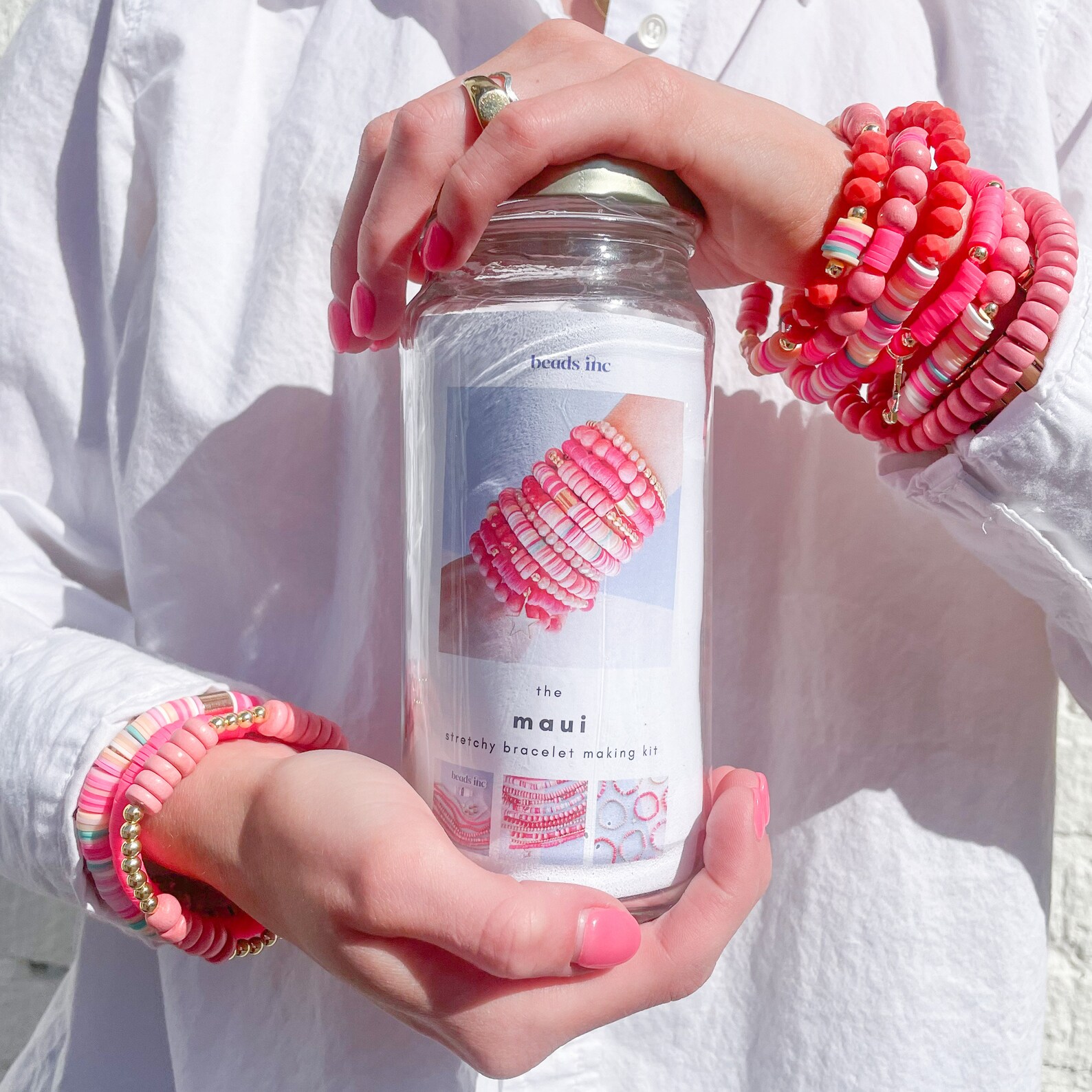 The Maui DIY Stretchy Bracelet Jewelry Making Bead Kit for - Etsy