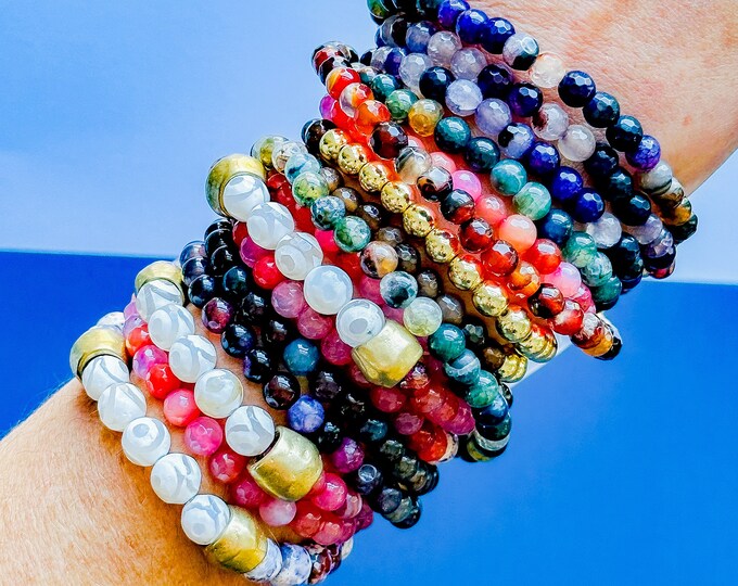 The Love Multi DIY Stretchy Bracelet Jewelry Making Bead Kit for Adults ...