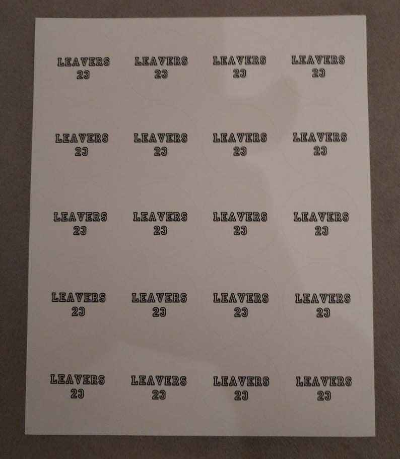 Class of 2023 and Leavers 23 Sticker Sheets/graduation Stickers ...
