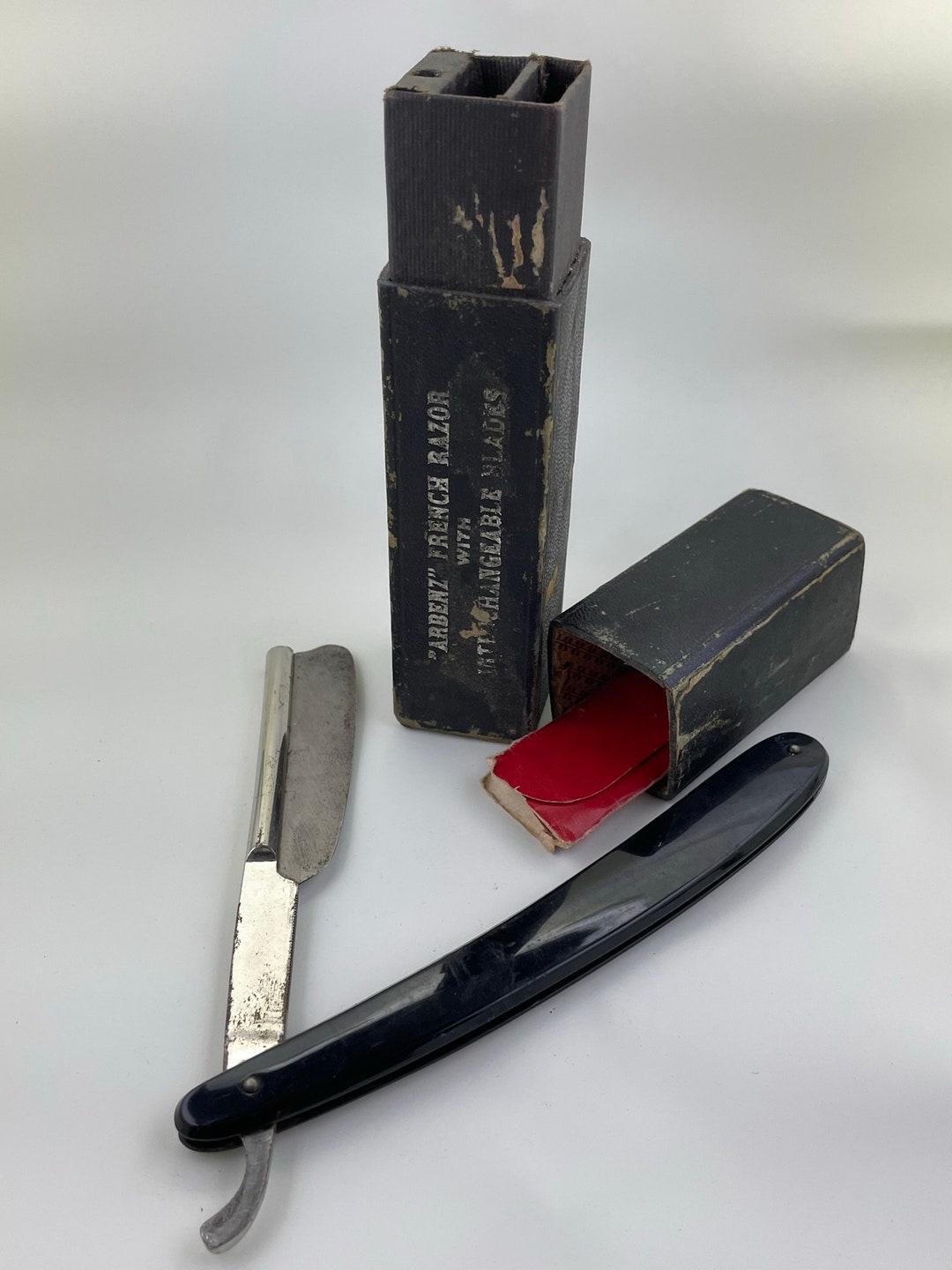 A. D. Arbenz Vintage Straight Frame Back Razor W/box - Etsy