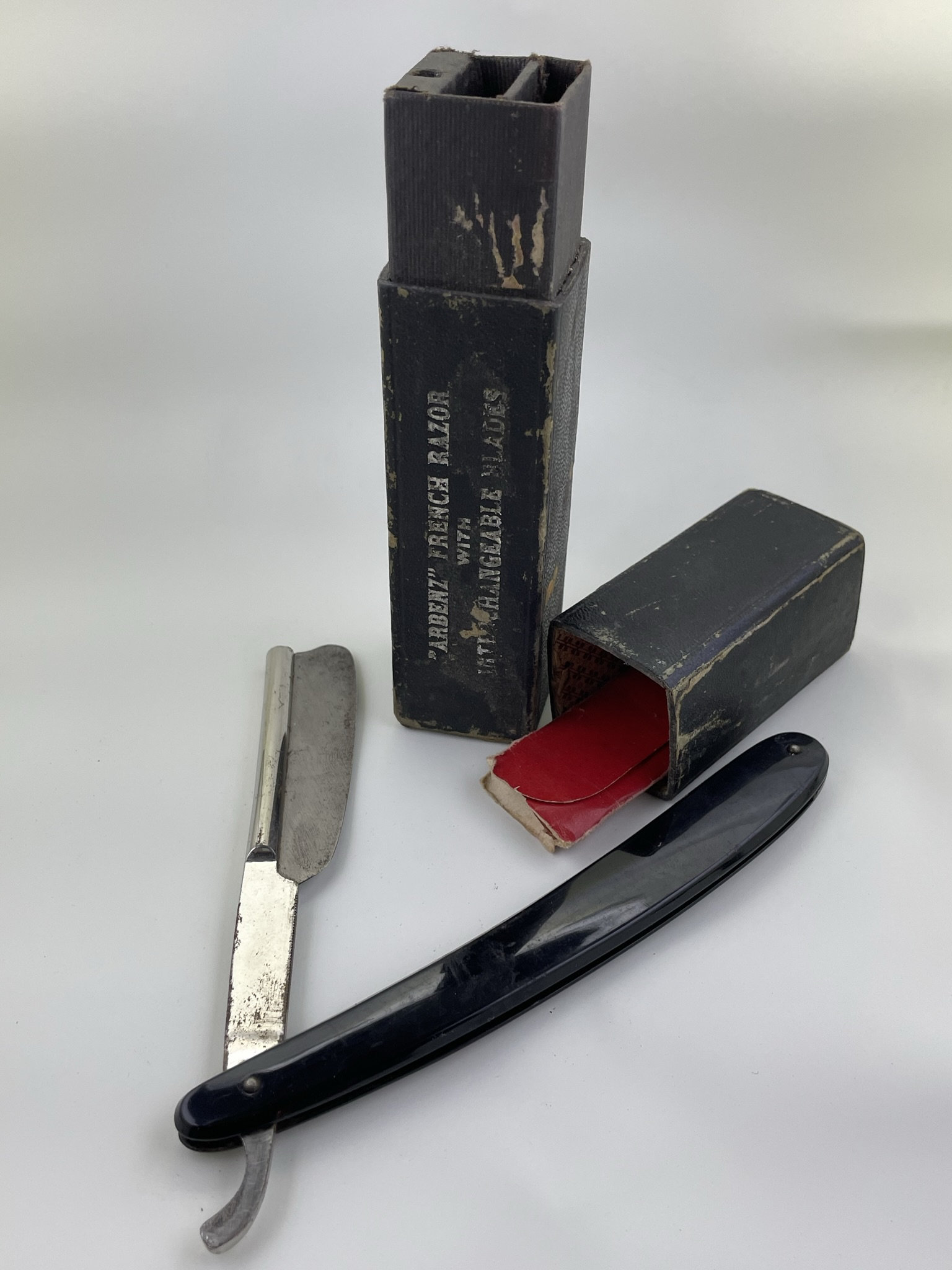 A. D. Arbenz Vintage Straight Frame Back Razor W/box - Etsy