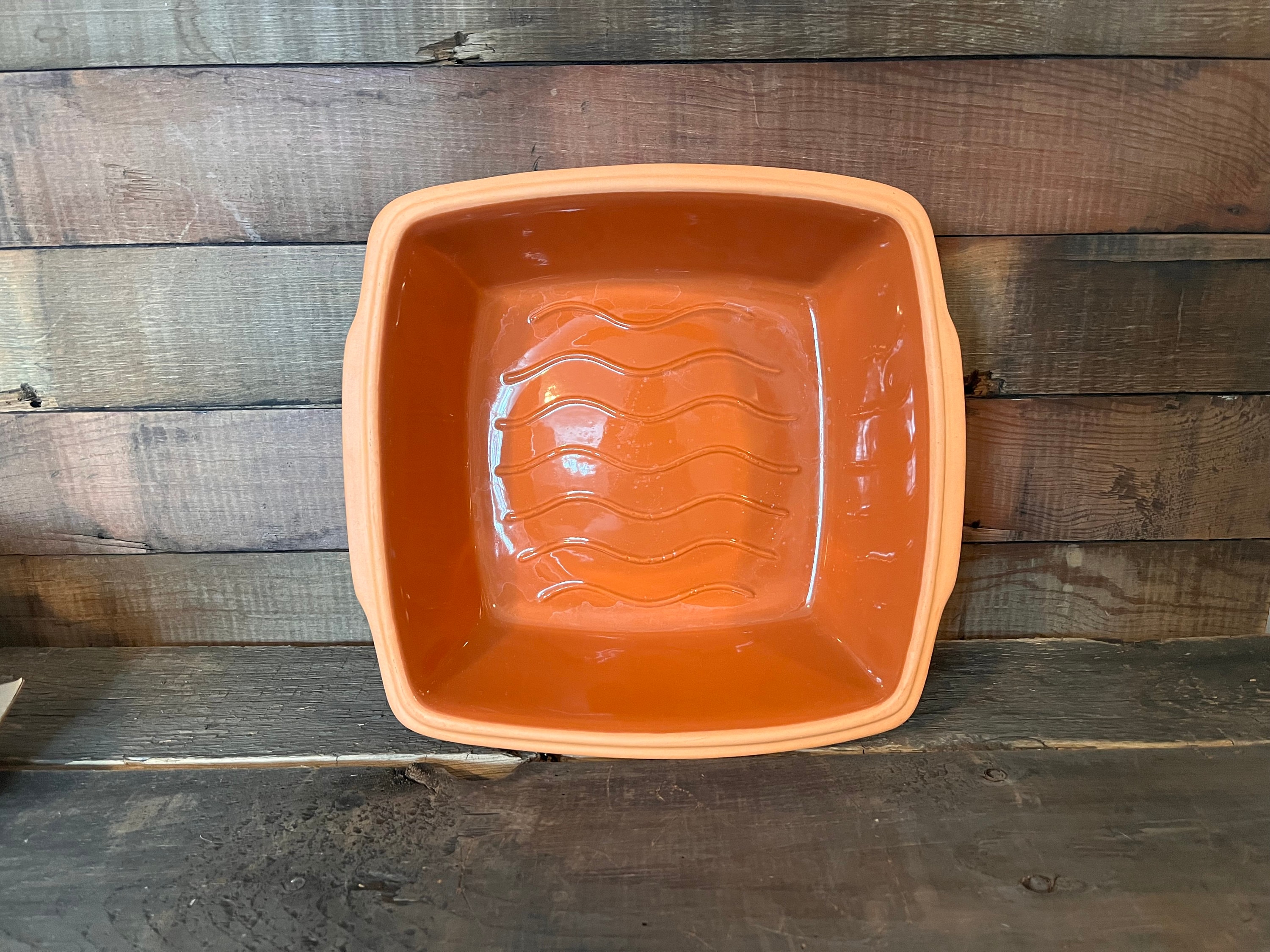 Vintage Oven Brique Briqueware by Nordic Ware 4qt Clay Casserole Dish ...