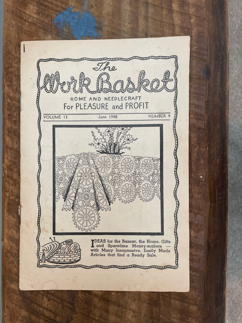 Vintage 1948 the Workbasket Magazine Set of 3 Summer Editions - Etsy