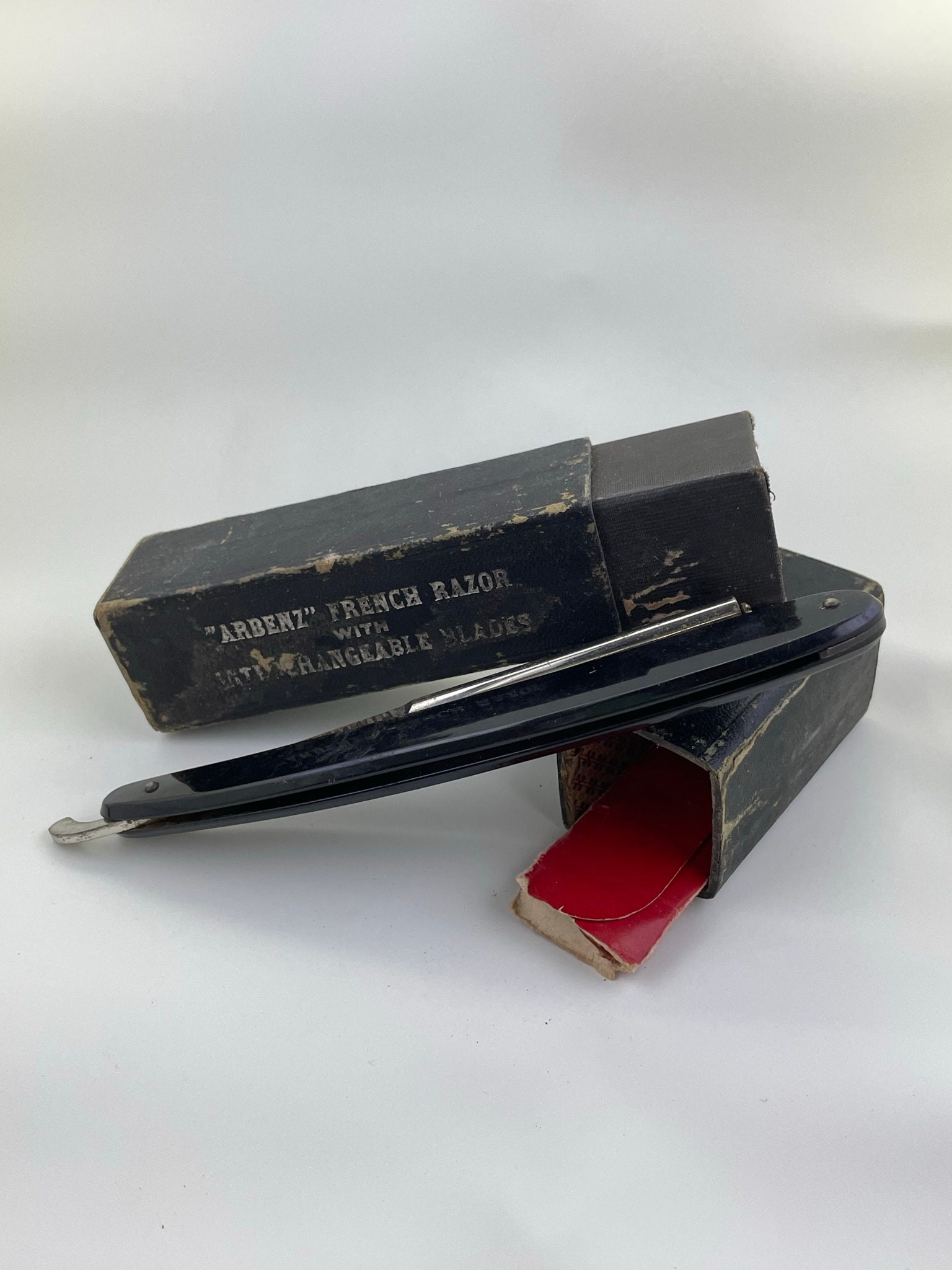 A. D. Arbenz Vintage Straight Frame Back Razor W/box - Etsy