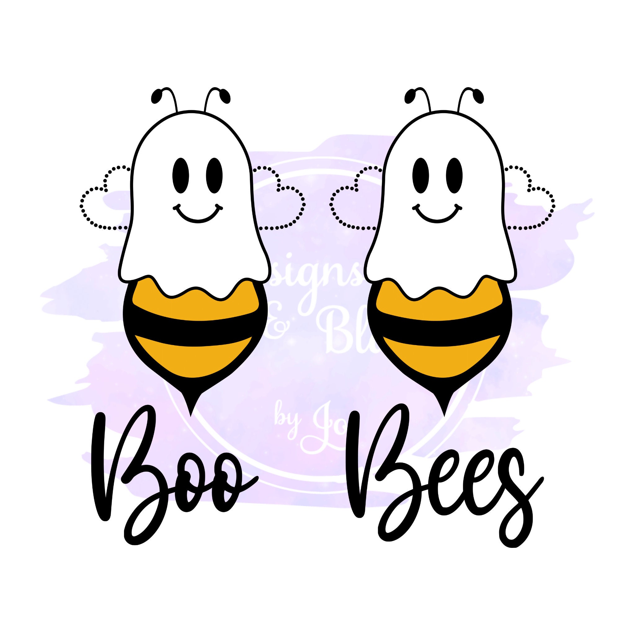 Boo Bees Ghost Bee Boobies Halloween Png Graphic Download - Sublimation ...