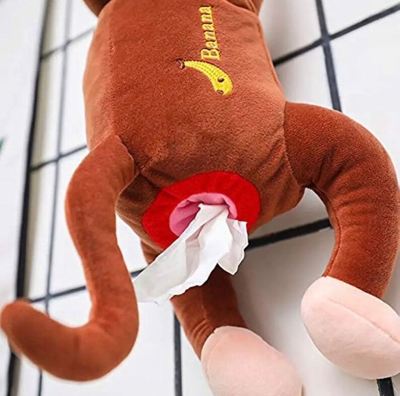 Funny Monkey Tissue Box Holder for Car Storage and Organization - Etsy