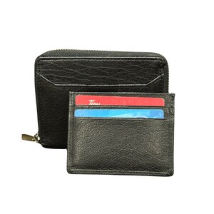 Zippered Leather Wallet for Women, With Slide Out Card Holder, RFID ...