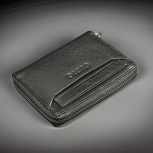 Zippered Leather Wallet for Women, With Slide Out Card Holder, RFID ...
