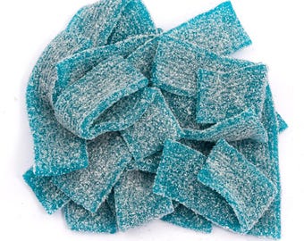 Sour Blue Raspberry Bubble Gum Bricks, Custom Candy, Candy Box ...