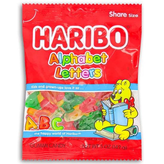 Haribo Alphabet Letters Gummi Candy, Haribo, German Candy, Custom Candy ...