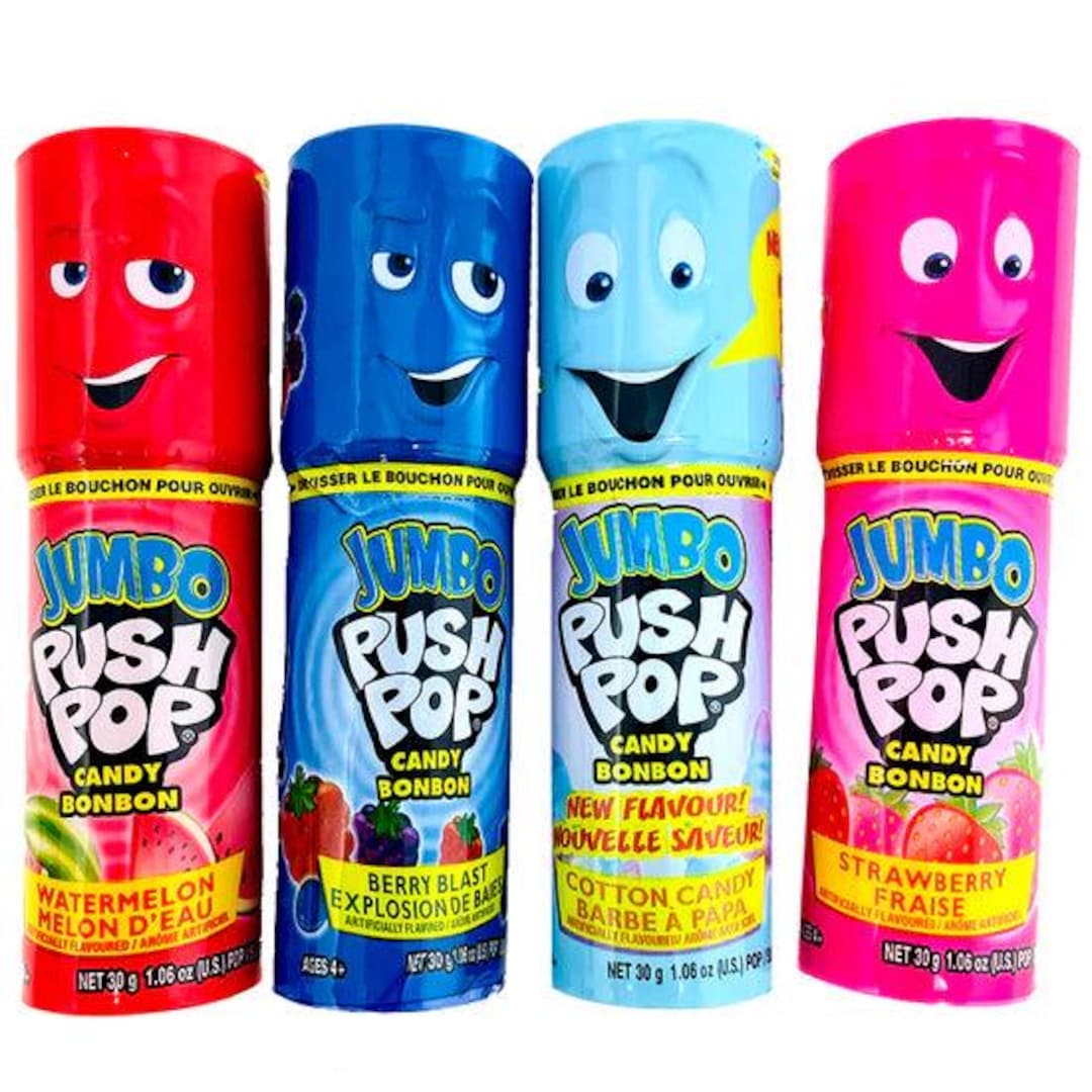 Jumbo Push Pop, Push Pop, Retro Candy, American Candy, Custom Candy ...