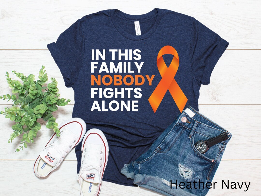 Multiple Sclerosis Shirt, MS Shirt, MS Walk, Leukemia Cancer Orange ...