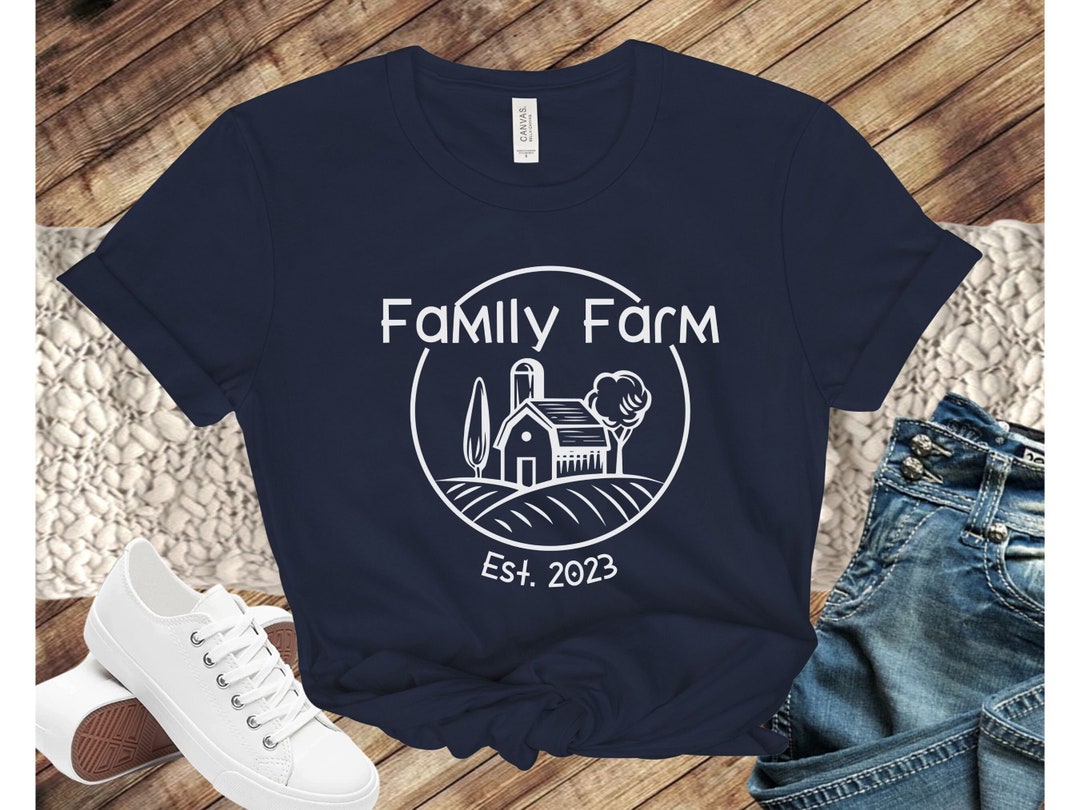Family Farm Shirt, Farming Tee Shirt, Farmer Shirt, Farming Shirt, Corn ...