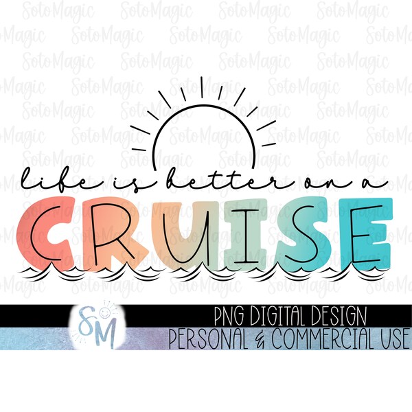Life is Better on a Cruise With Friends Png - Etsy