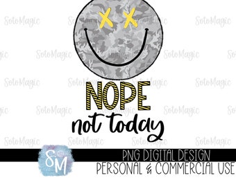 Camo Smiley Face Png - Etsy
