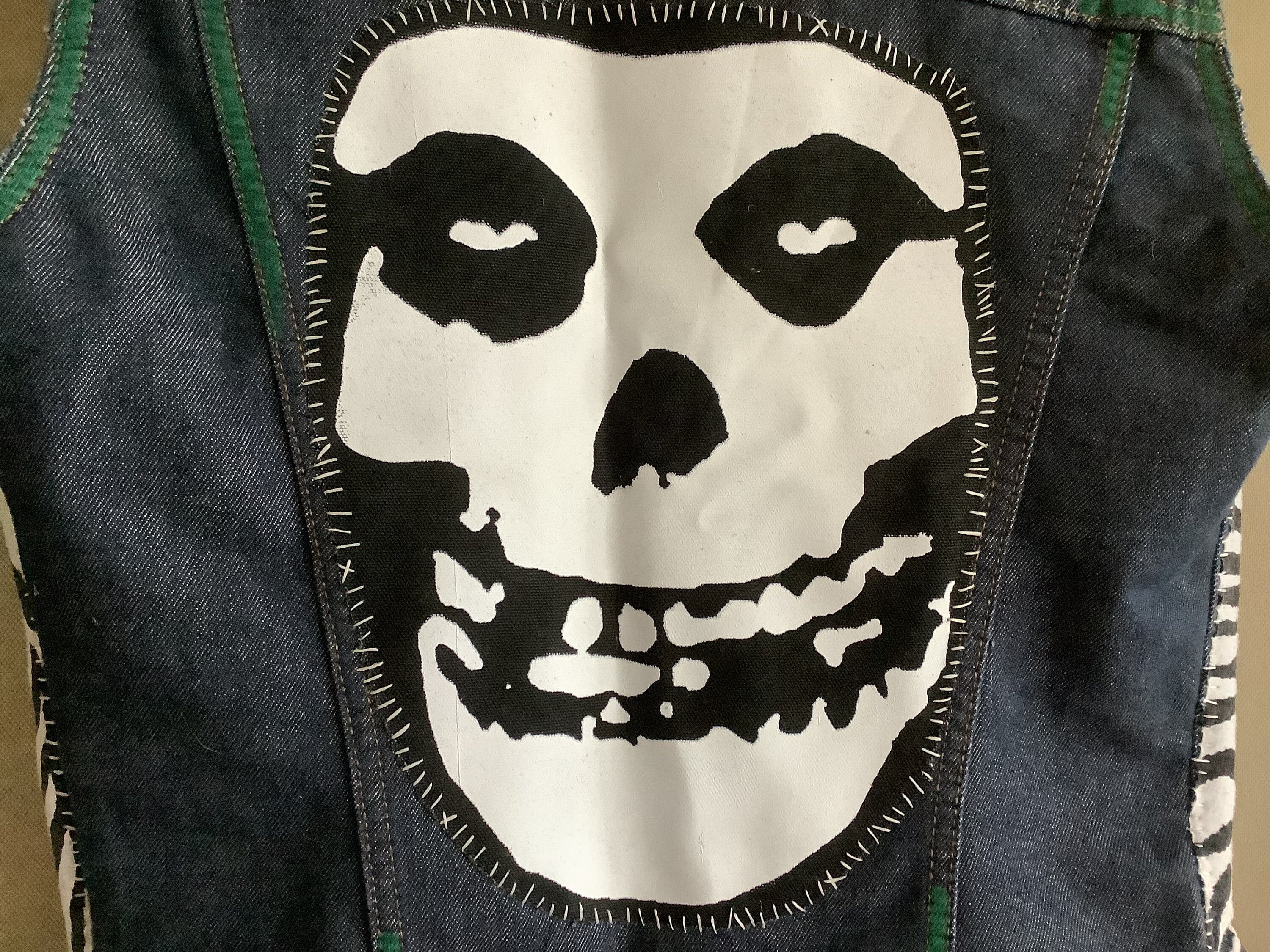 Punk Misfits Jacket Size S - Etsy